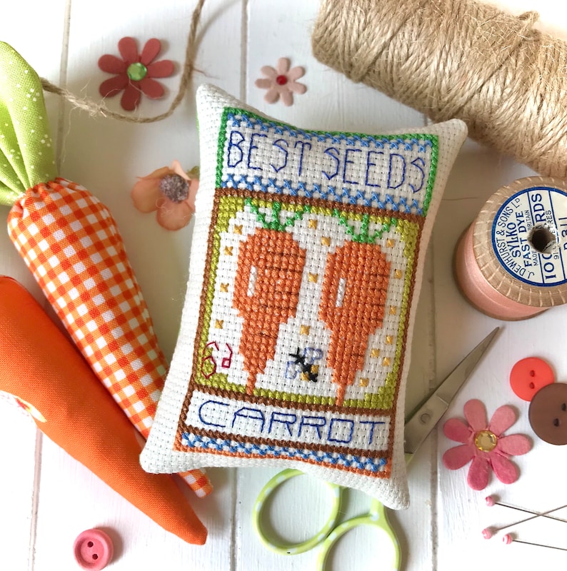 Carrot Seed Packet Pattern - Etsy