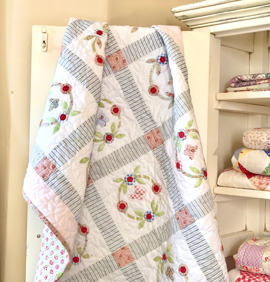 Flower Wreath Quilt Pattern - Etsy