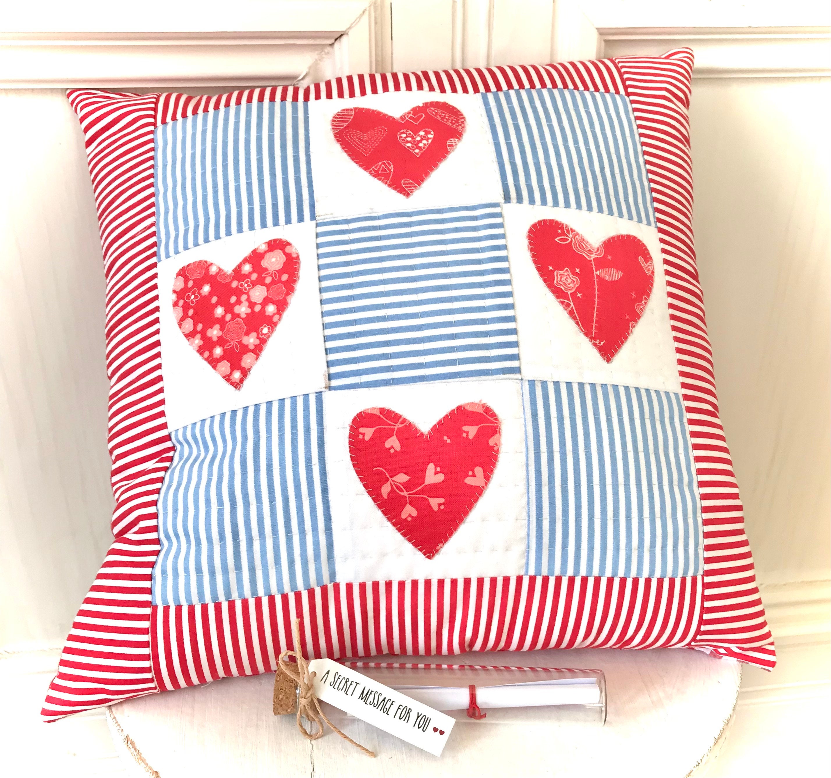 Valentine Heart Cushion Pattern - Etsy