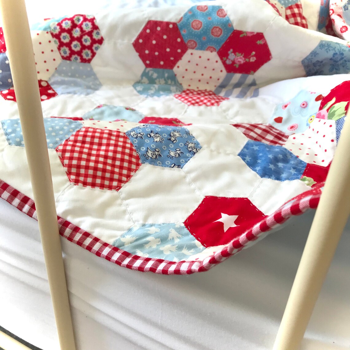 Hexagon Flower Quilt Pattern - Etsy