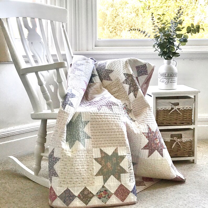 Vintage Stars Quilt Pattern - Etsy