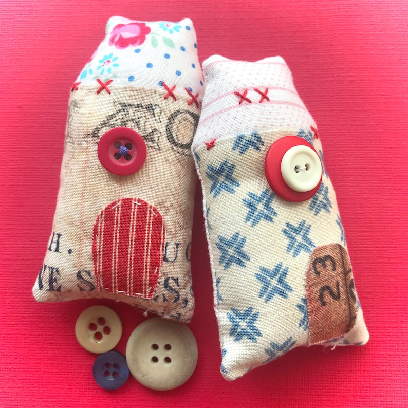 Button Houses Pattern - Etsy