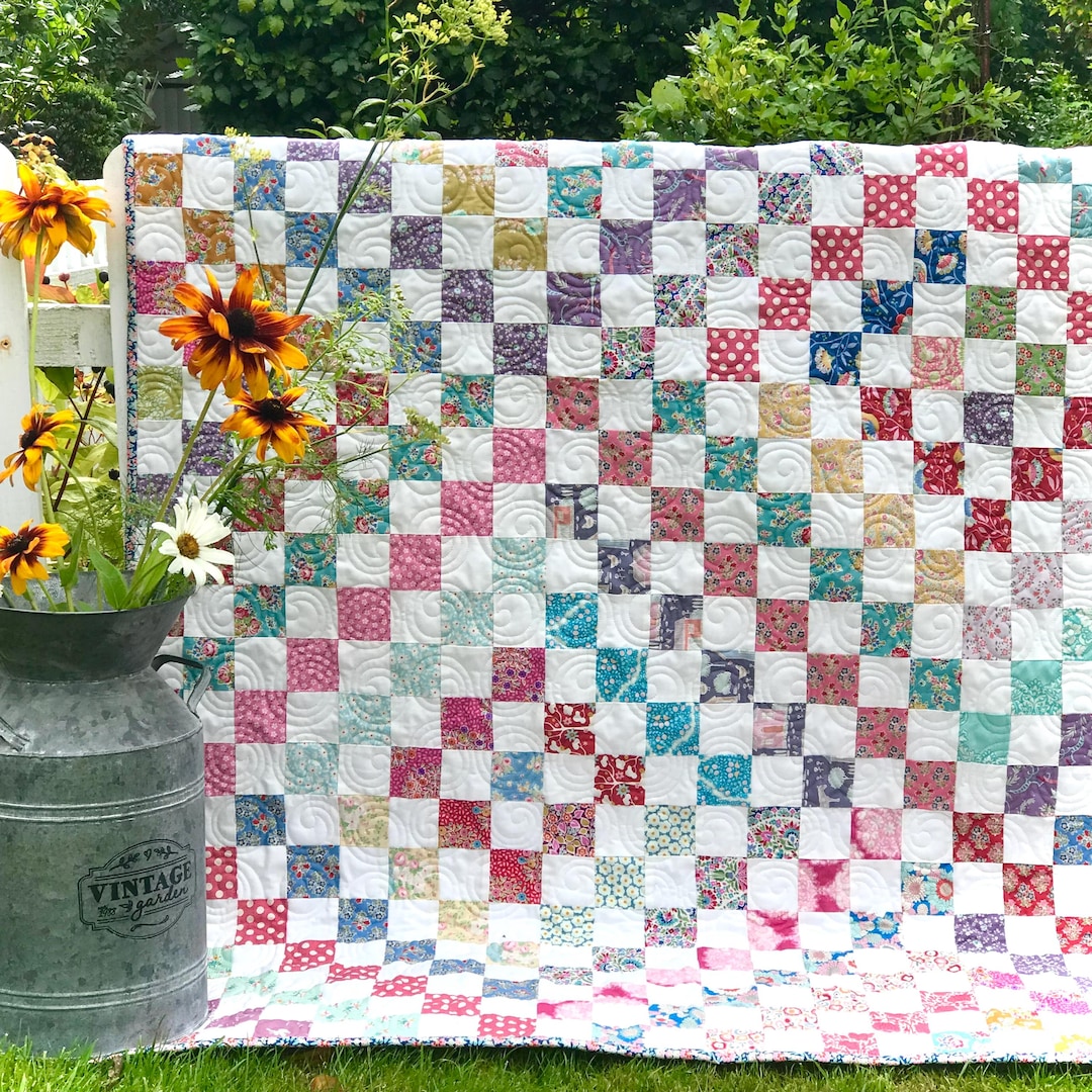 Scrappy Trip Around the World Quilt Pattern - Etsy