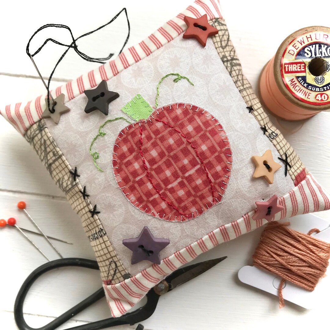 Pumpkin Pincushion Pattern - Etsy