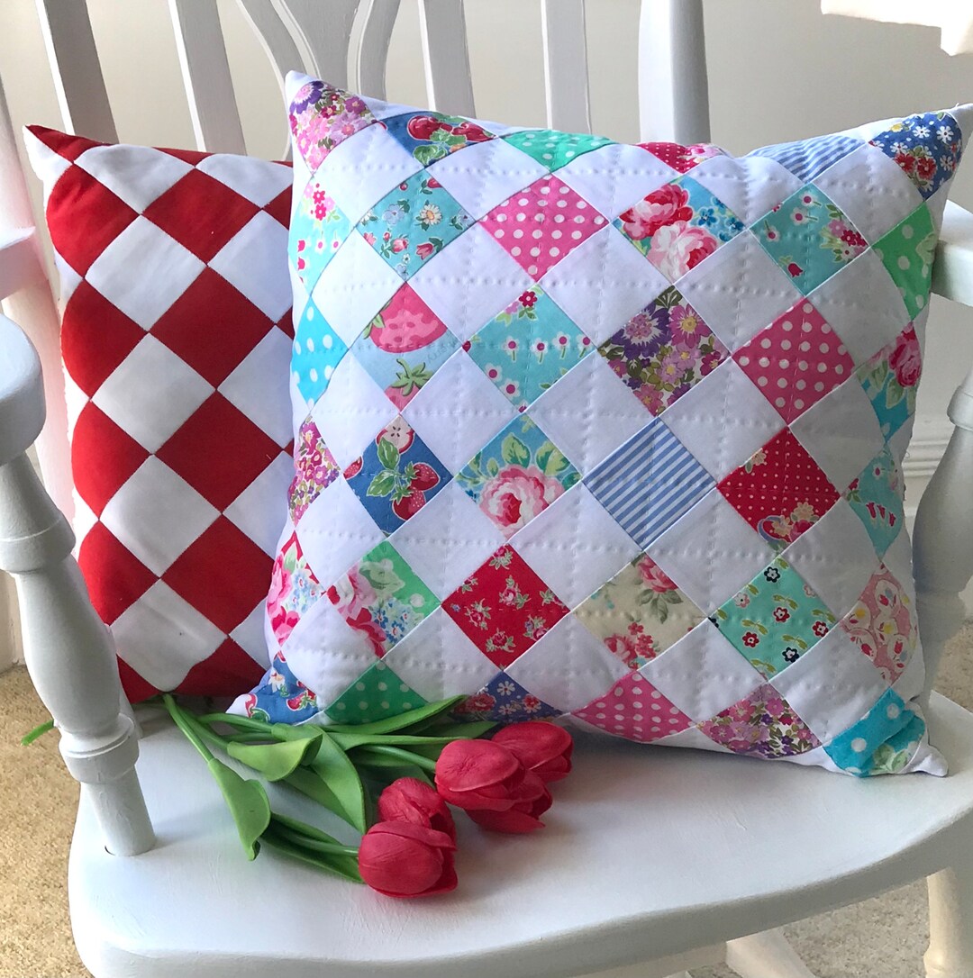 Squares on Point Cushion Pattern - Etsy