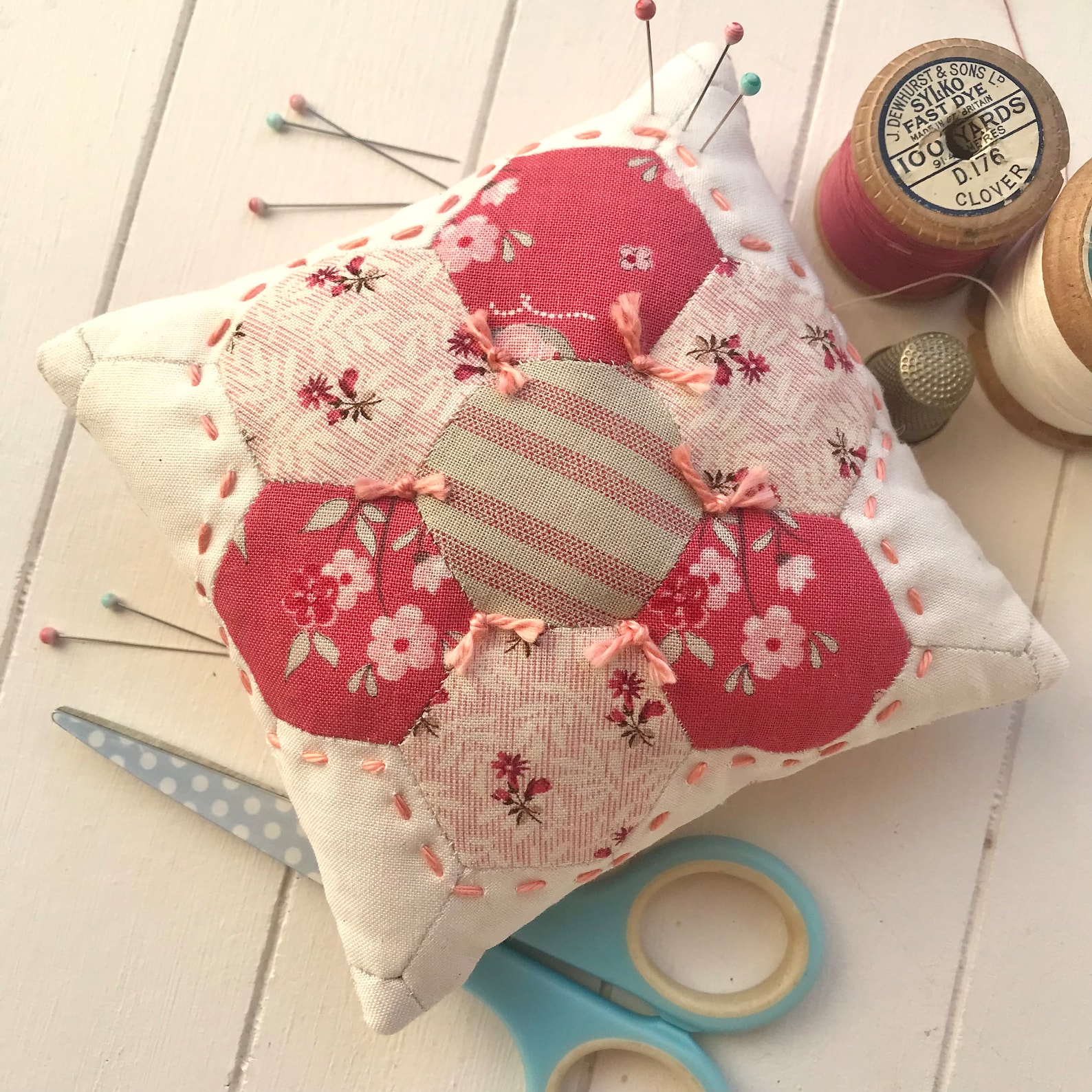 Hexagon Pincushion Pattern - Etsy