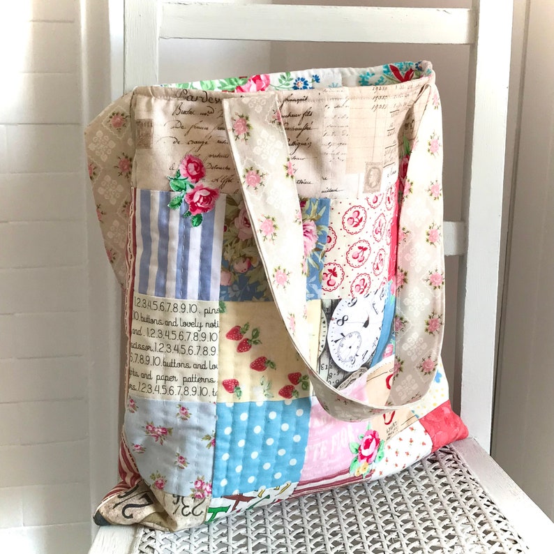 Vintage Tote Bag Pattern - Etsy