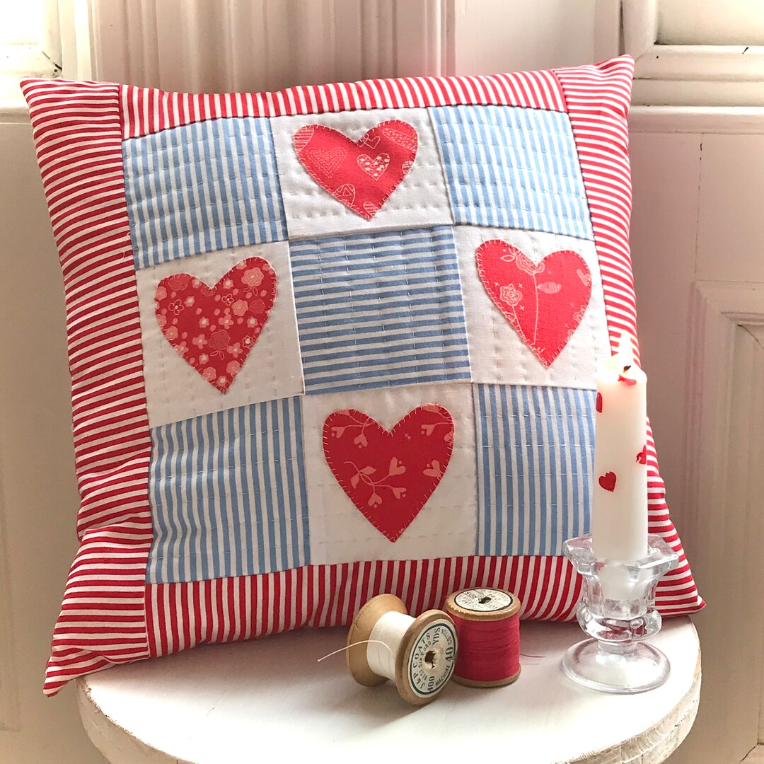 Valentine Heart Cushion Pattern - Etsy