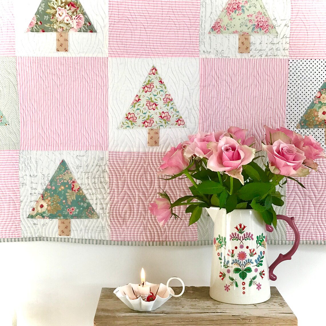 Peppermint Trees Quilt Pattern - Etsy