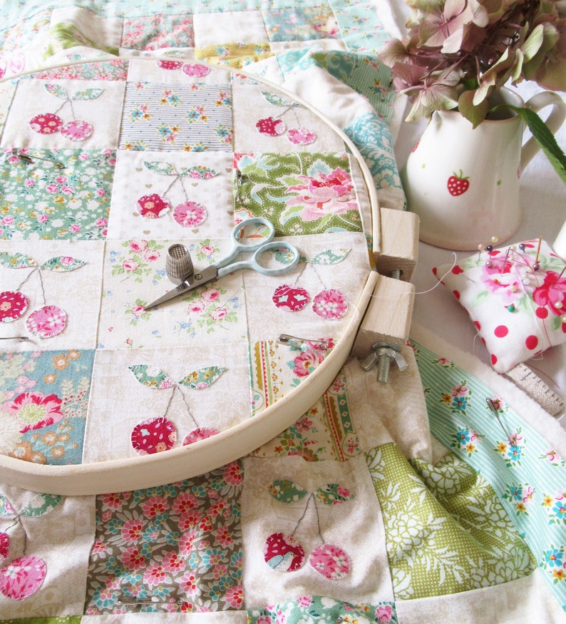 Little Cherries Quilt Pattern - Etsy