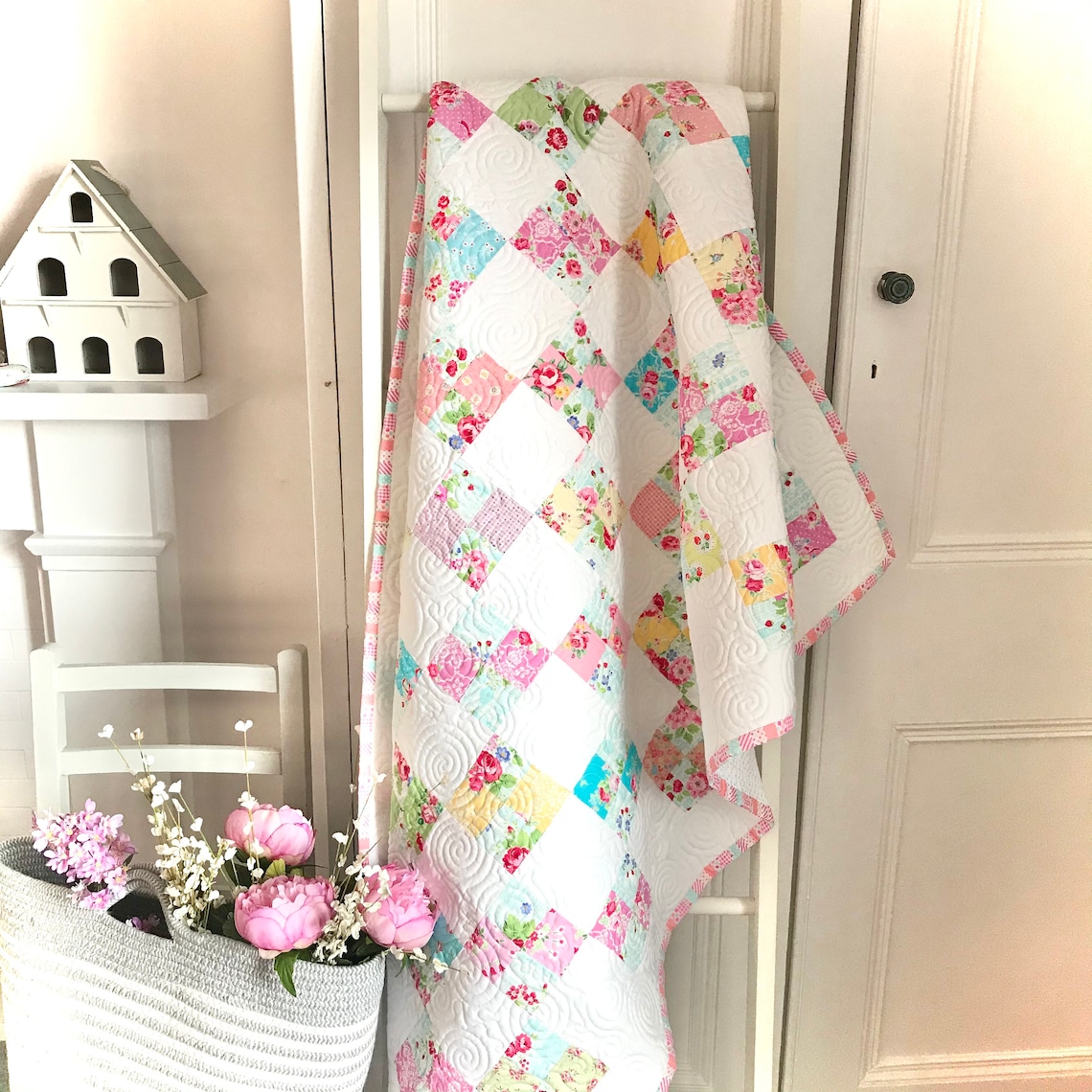 Easy Four Patch Quilt Pattern - Etsy