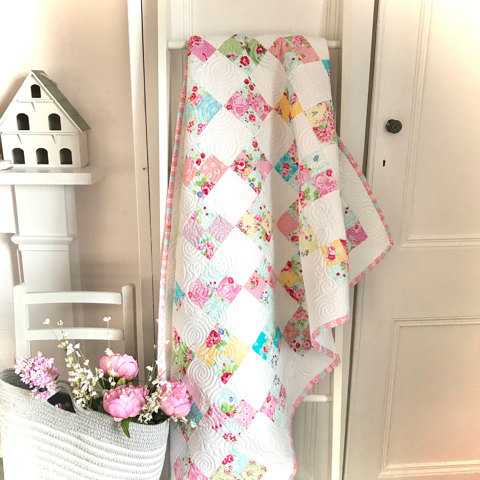 Easy Four Patch Quilt Pattern - Etsy