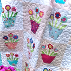 Flower Pots Quilt Pattern - Etsy