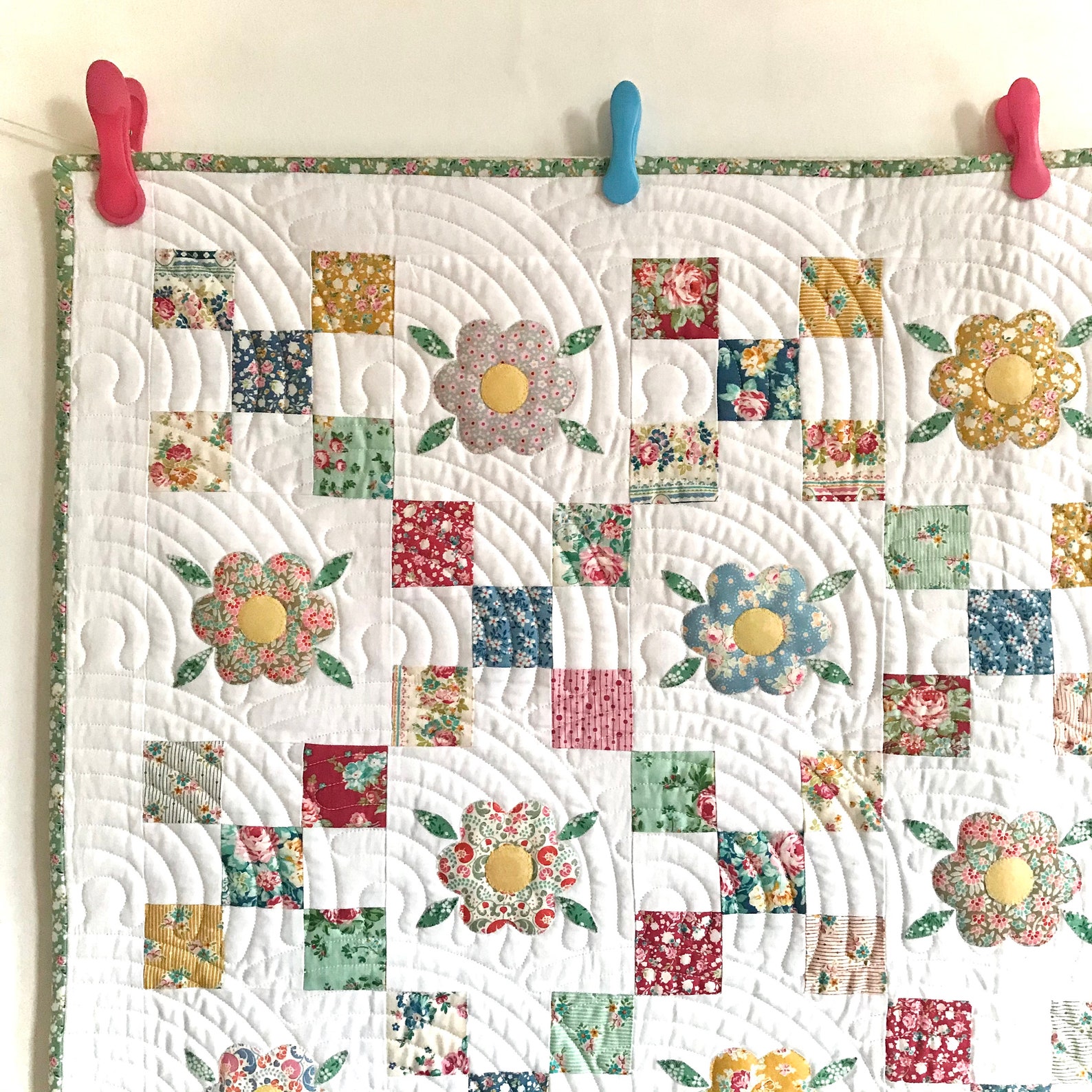 Cottage Garden Quilt Pattern - Etsy