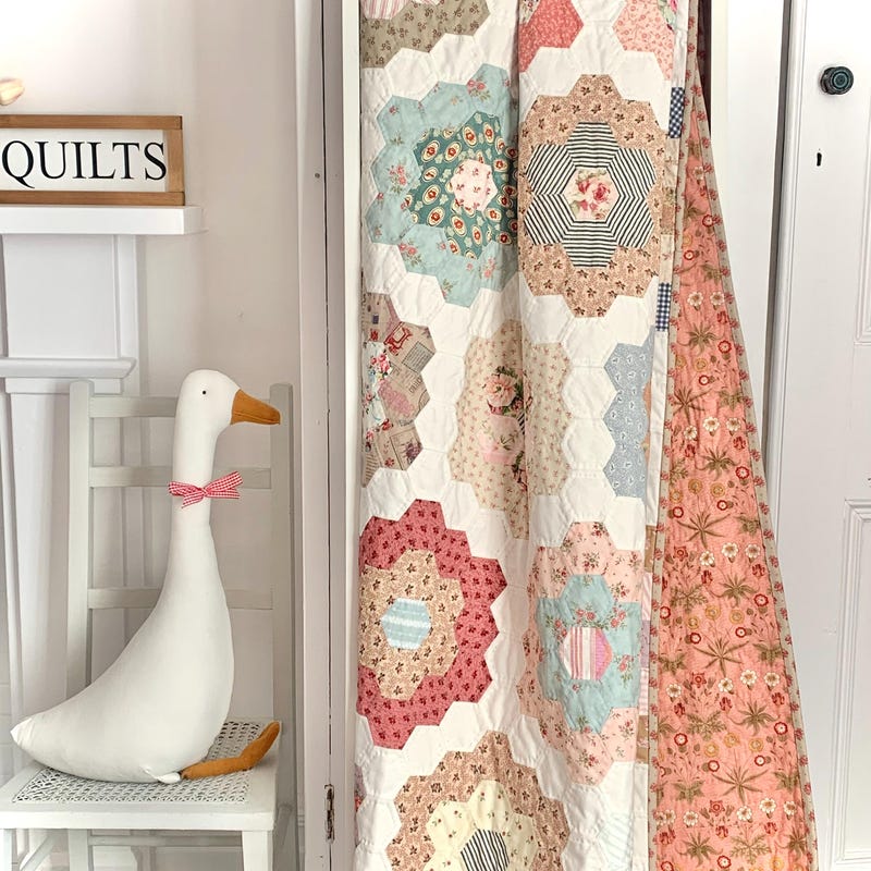 Epp Quilt Pattern Flower - Etsy