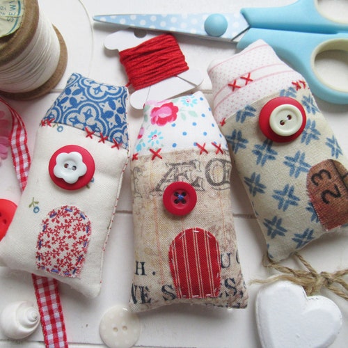 Button Houses Pattern - Etsy