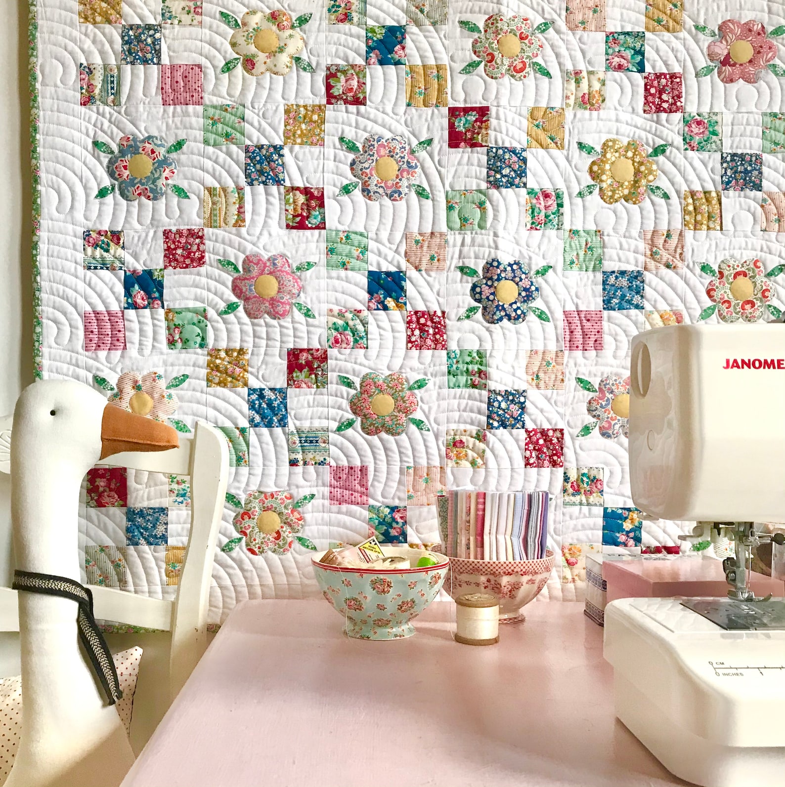 Cottage Garden Quilt Pattern - Etsy