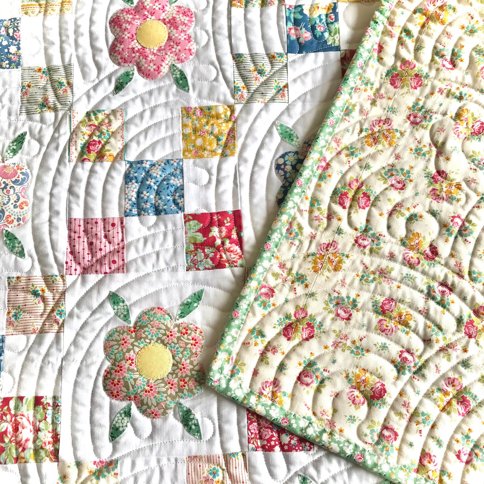Cottage Garden Quilt Pattern - Etsy