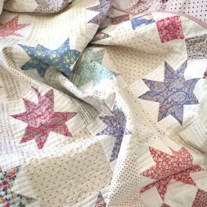 Vintage Stars Quilt Pattern - Etsy