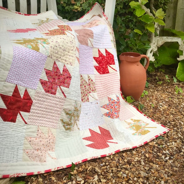 Autumn Leaves Quilt - Etsy