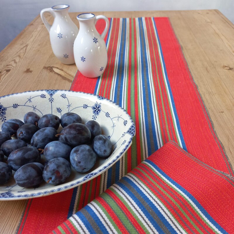 Swedish Table Runner - Etsy