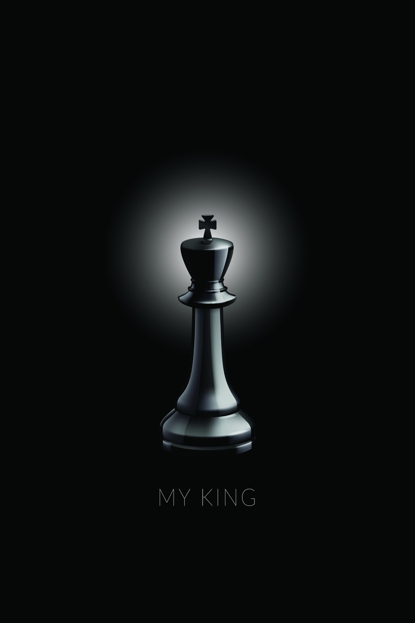 Chess Poster My King Chess Print - Etsy