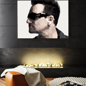 Poster Bono, Bono Art Print, U2 Music Poster - Etsy