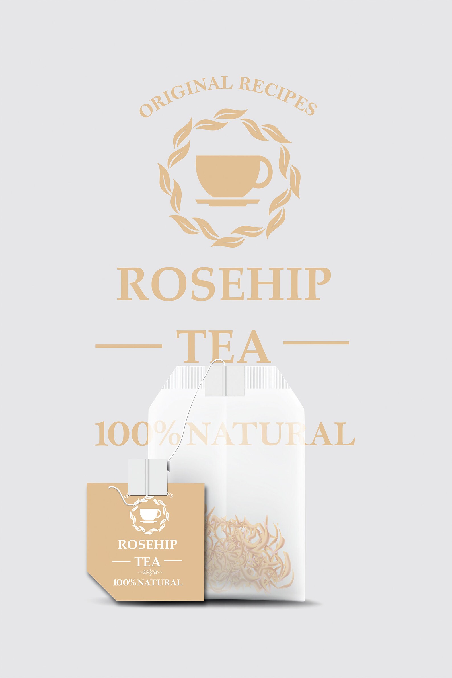 Poster Rosehip Tea, Tea print - Etsy Nederland