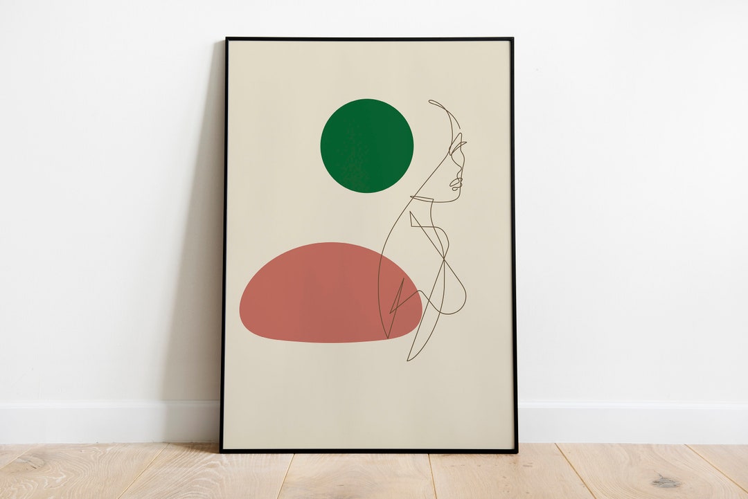 Line Drawing Female, Minimal Art - Etsy