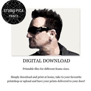 Poster Bono, Bono Art Print, U2 Music Poster - Etsy