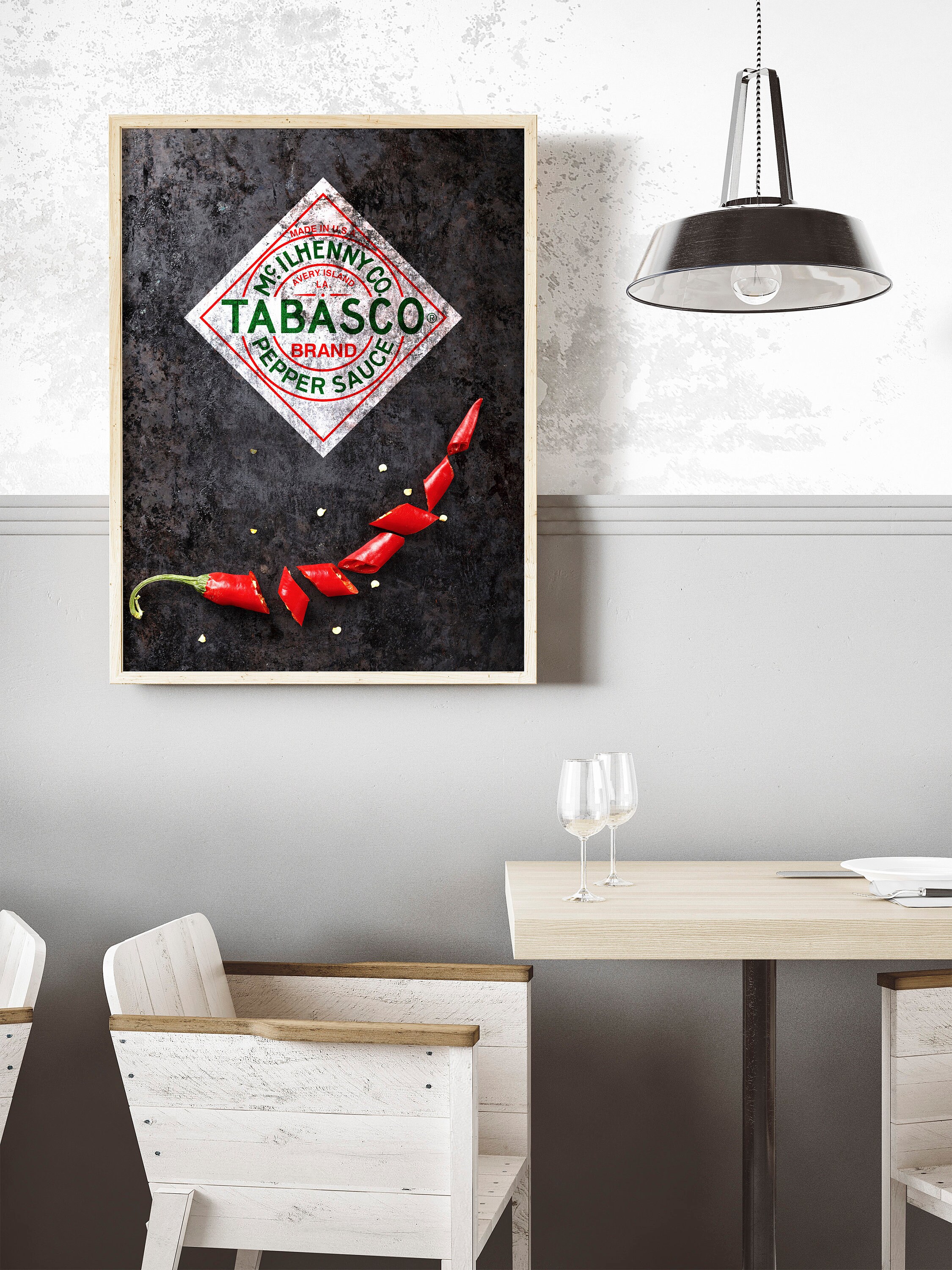 Poster Tabasco Pepper Poster - Etsy