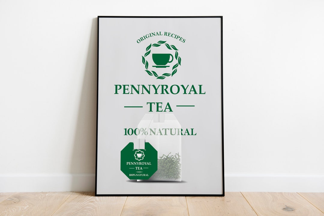 Poster Pennyroyal Tea Tea print - Etsy Nederland