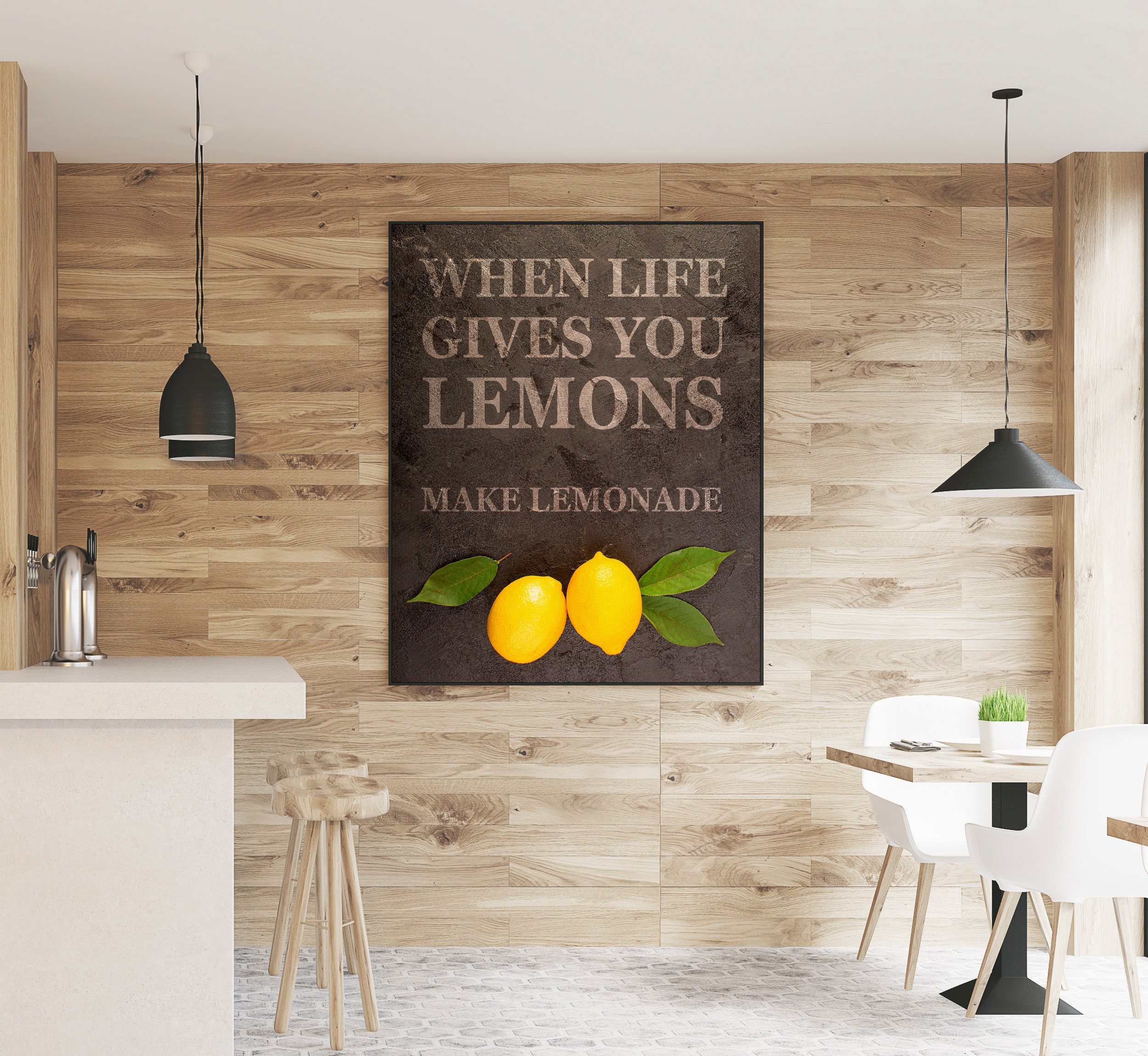 When Life Gives You Lemons Poster - Etsy