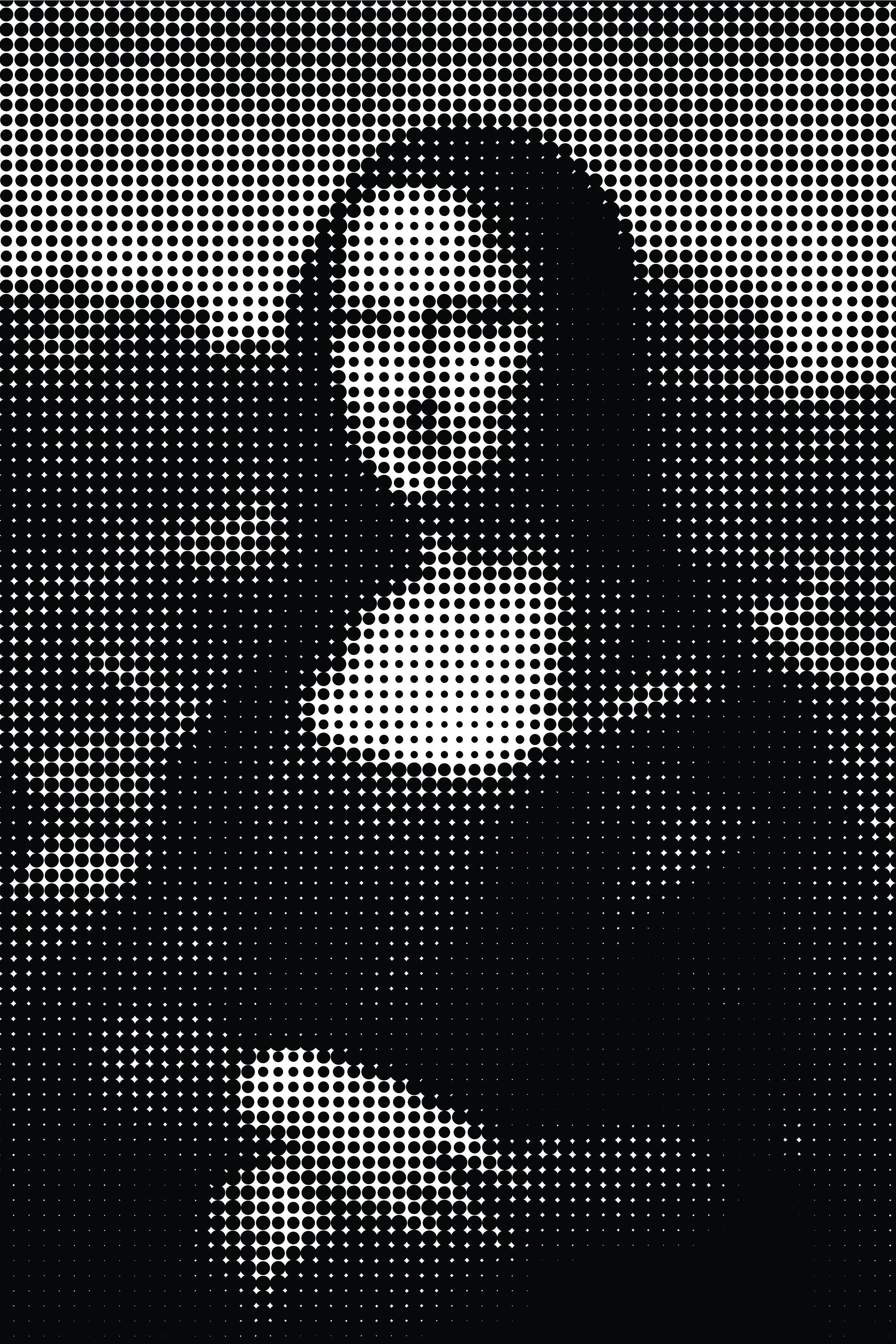 Poster Mona Lisa Dots Mona Lisa Print - Etsy
