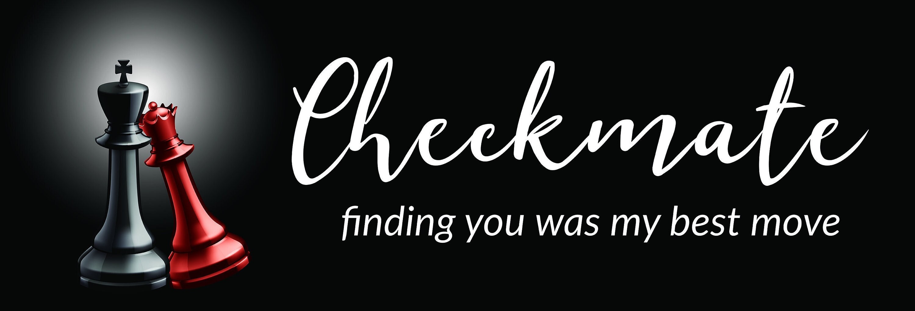 Poster Checkmate, Schaak Poster King and Queen, Schaak Print - Etsy