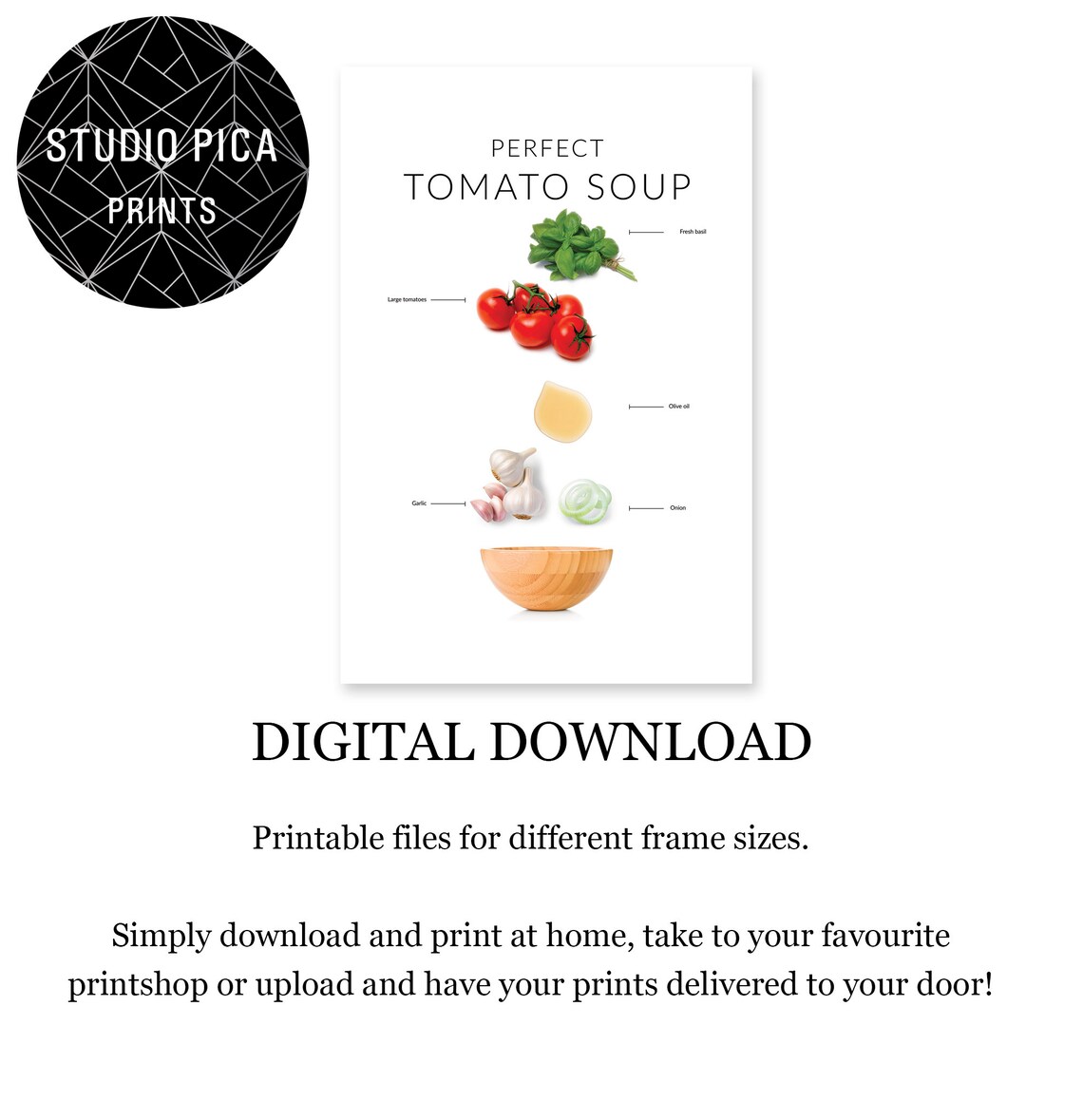 Poster Tomato soup infographic Soep poster - Etsy Nederland