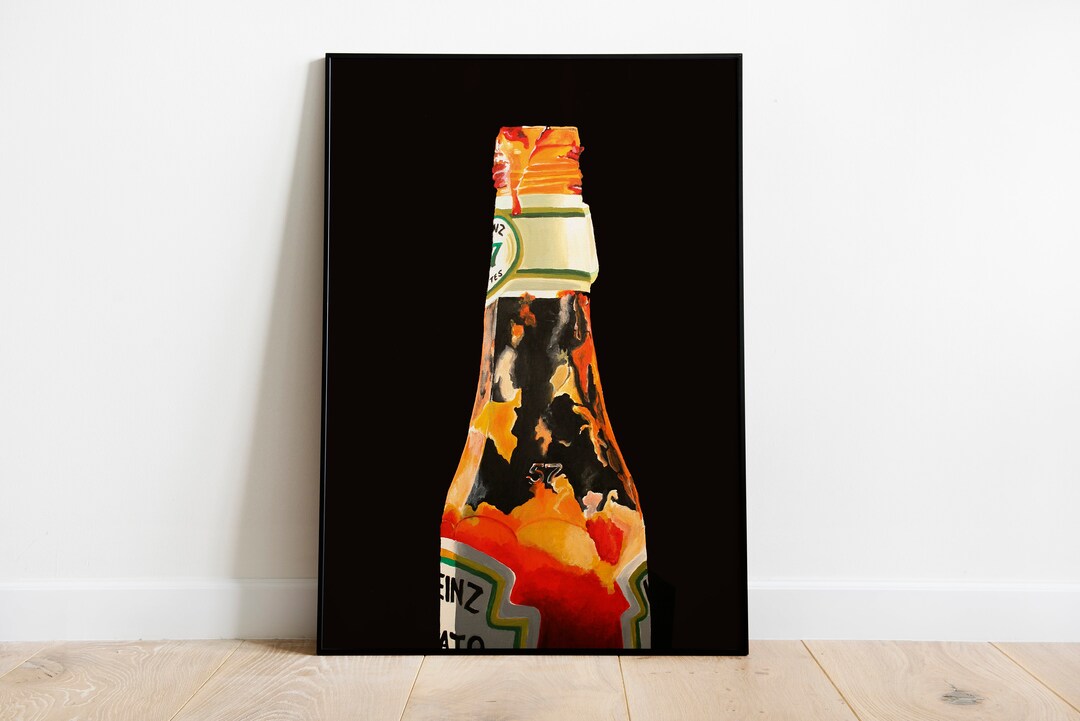 Poster Ketchup Bottle, Ketchup Poster - Etsy