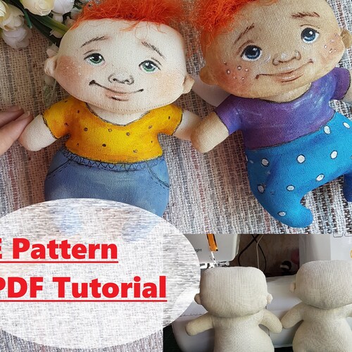 Angel Doll Pattern 9 PDF Sewing Tutorialsoft Doll - Etsy