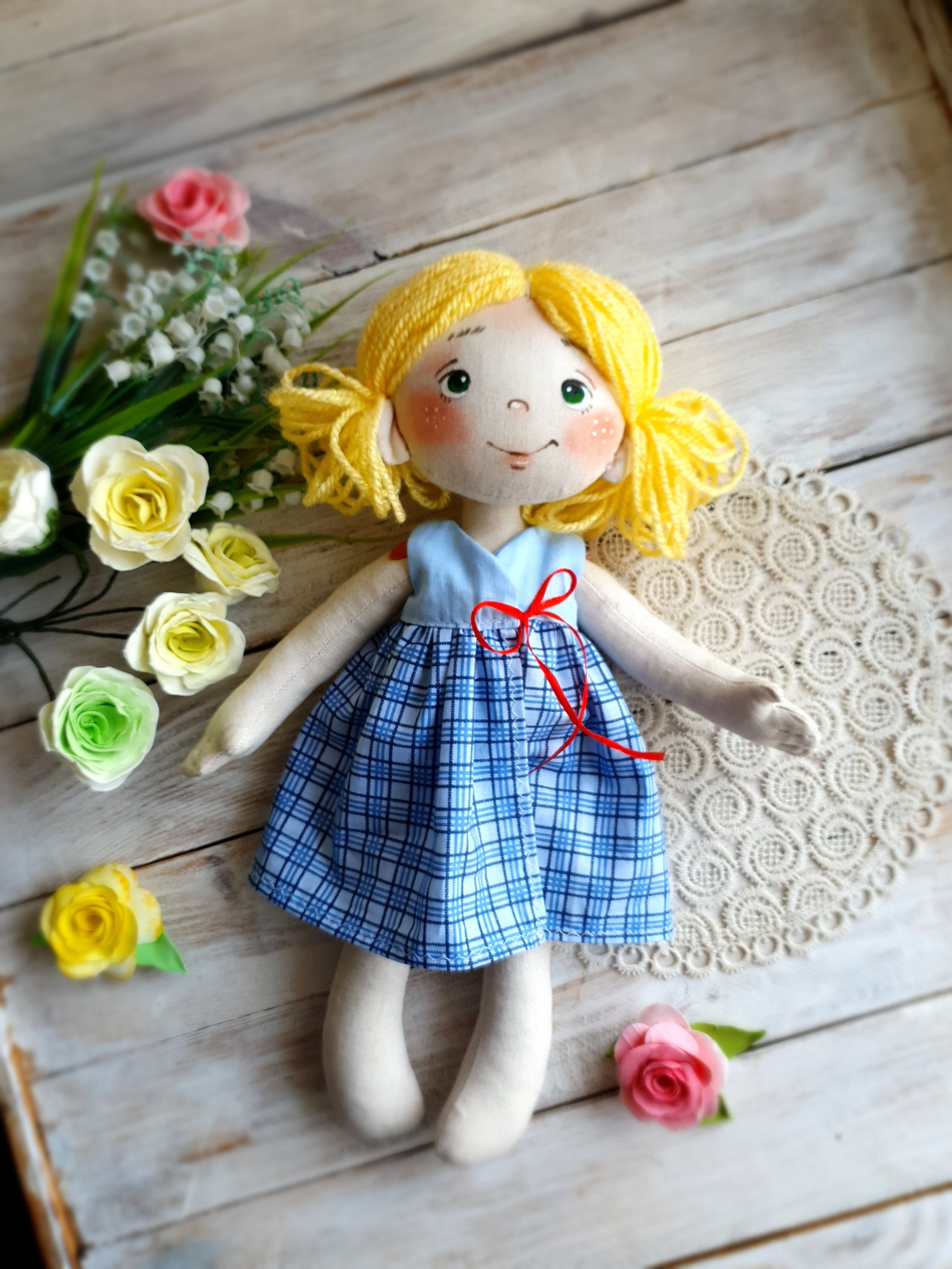Diy Rag Doll for Kids Pdf Rag Doll Pattern Dolls and Her - Etsy