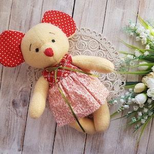 Stuffed Mouse Pattern / Plush Toy Pattern / Animal Pattern / PDF Sewing ...