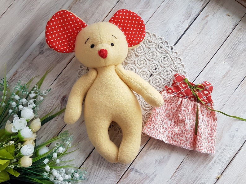 Stuffed Mouse Pattern / Plush Toy Pattern / Animal Pattern / - Etsy