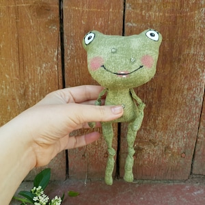 Cute Frog Pdf Pattern Leggy Frog Sewing Tutorial Stuffed Frog Pattern ...