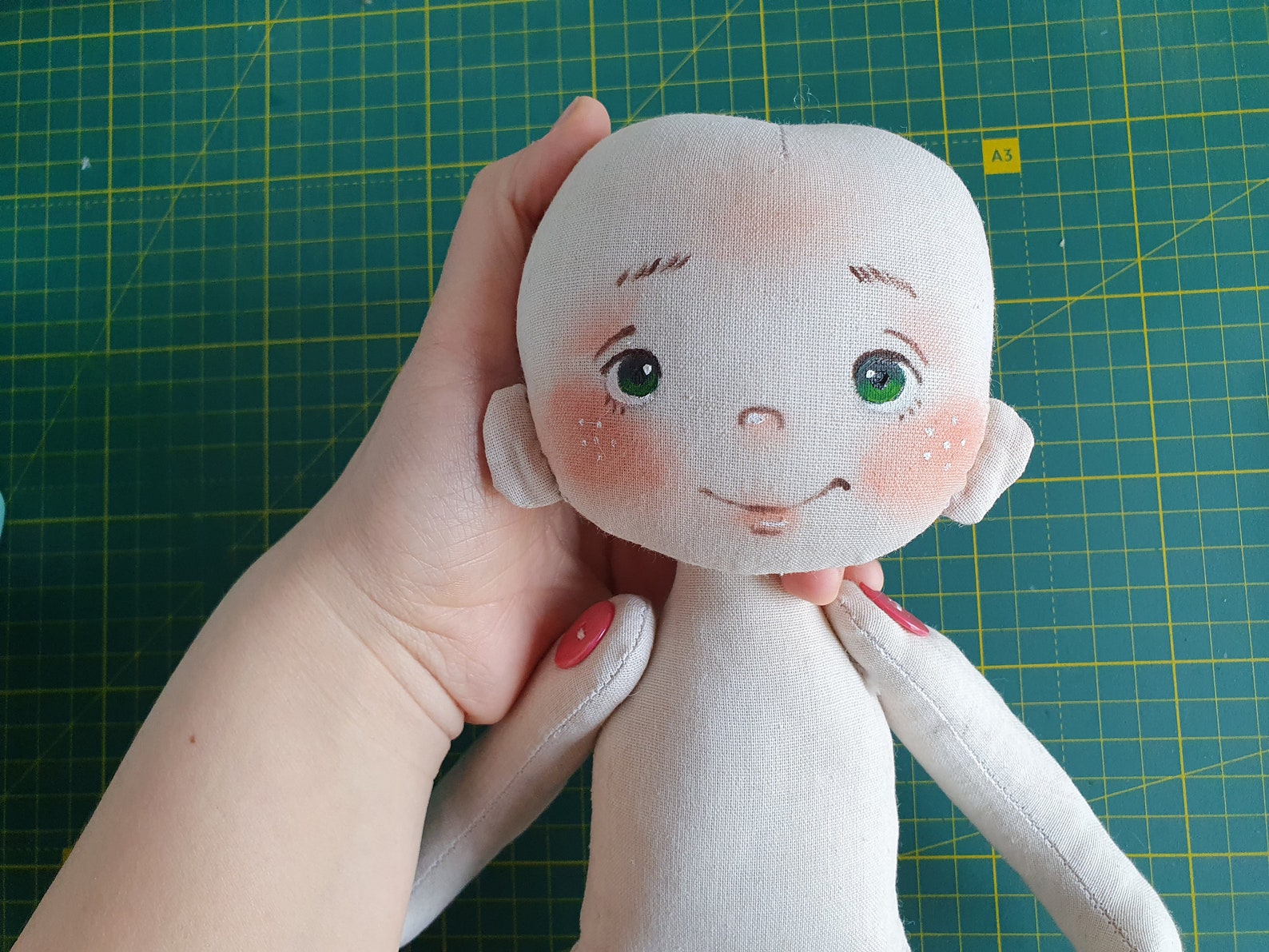 Diy Rag Doll for Kids Pdf Rag Doll Pattern Dolls and Her - Etsy