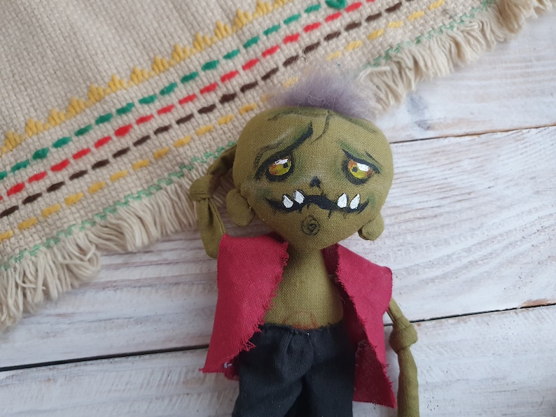 PDF PATTERN Zombie Art Doll, Creepy Cute, Halloween Homeware ...