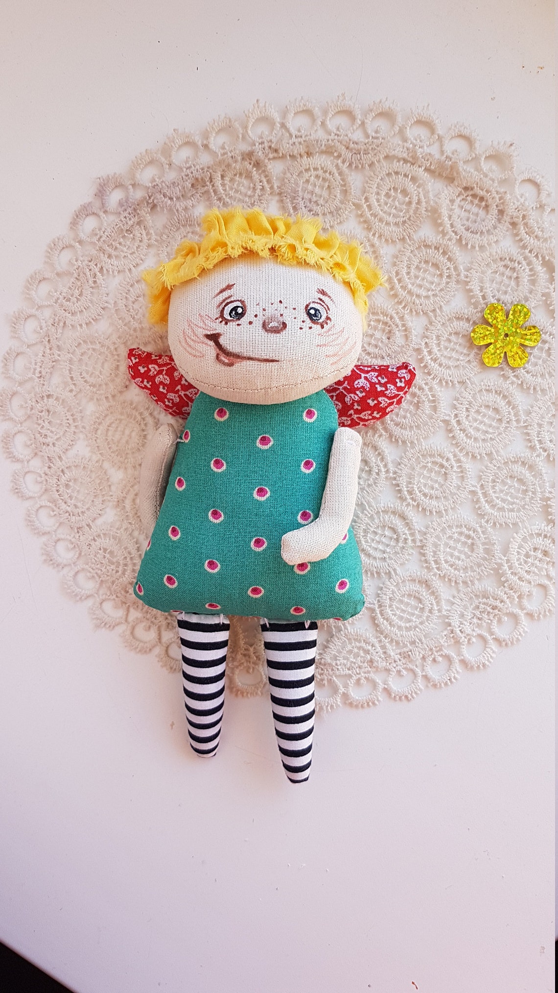 Angel Doll Pattern Easy Doll Pattern Rag Doll Pattern - Etsy