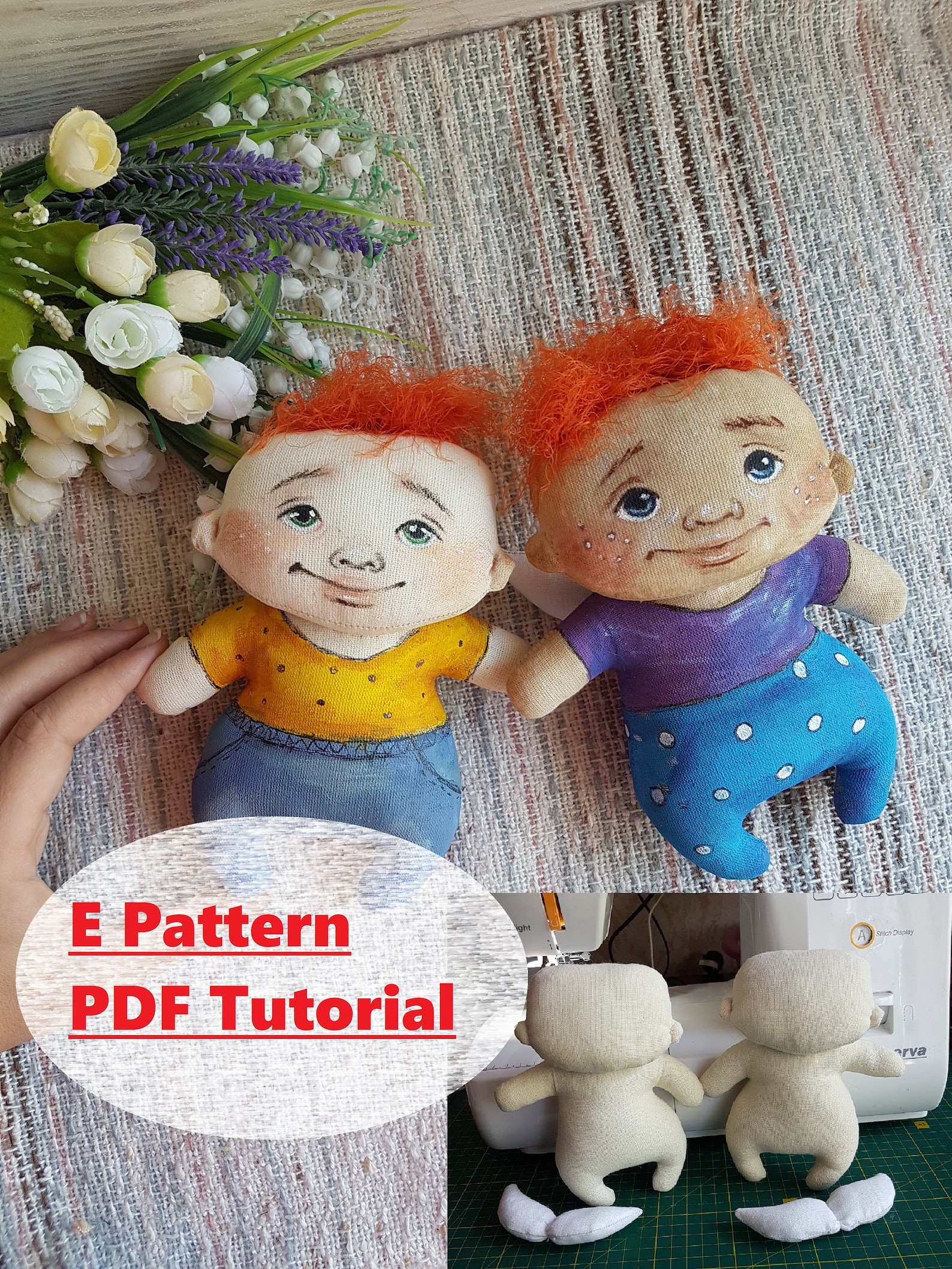 Angel Doll Sewing Pattern Easy Doll Pattern - Etsy