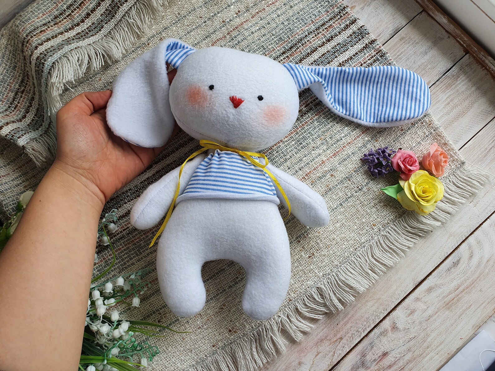 Rabbit Stuffed Pattern plush Toy Pattern / Animal Pattern / - Etsy