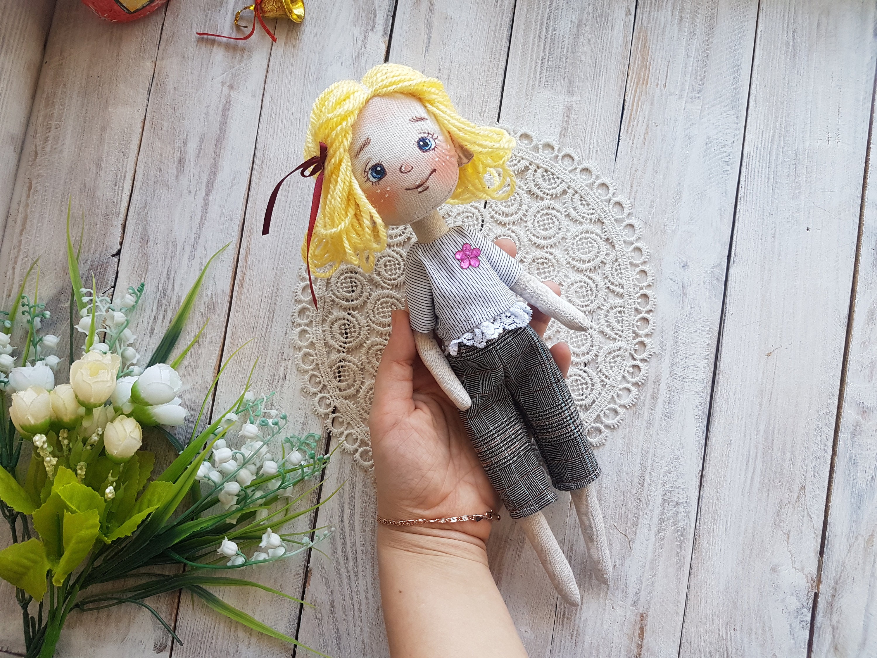 Rag Doll Pattern Handmade Doll Pattern Tutorial PDF Sewing | Etsy