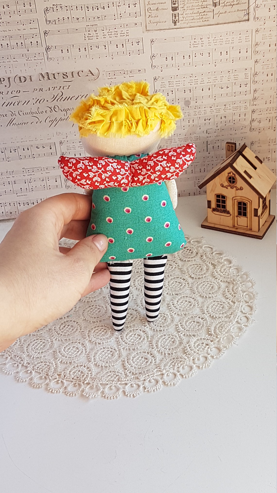 Angel Doll Pattern Easy Doll Pattern Rag Doll Pattern - Etsy