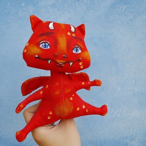 Dragon Sewing Instructions- PDF, Dragon Fabric Pattern, DIY Dragon ...